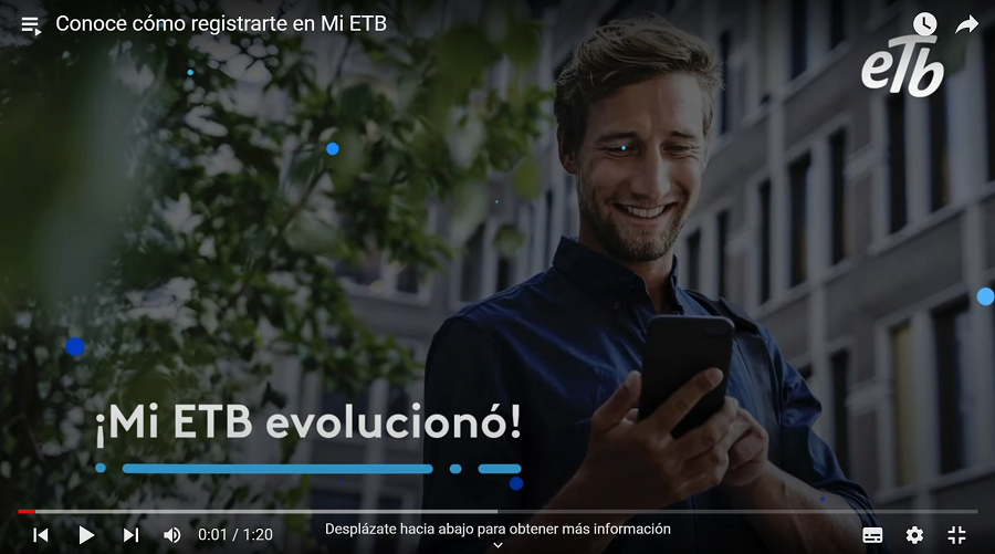 ¿Cómo crear un usuario en Mi ETB para servicios fijos y/o móviles?